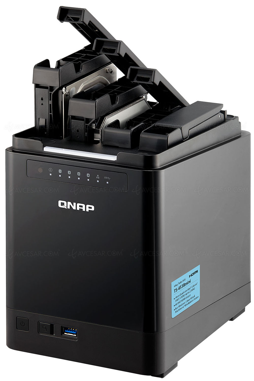 Disque dur Nas vertical Qnap TS-453Bmini